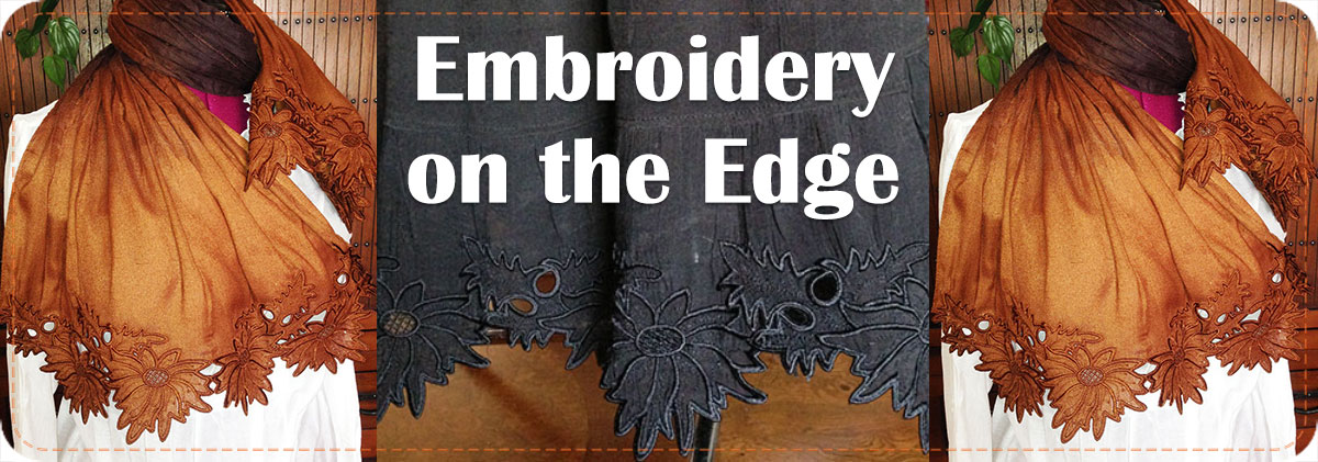 Mimic high-end boutiques with gorgeous cutwork edging you can stitch it ...