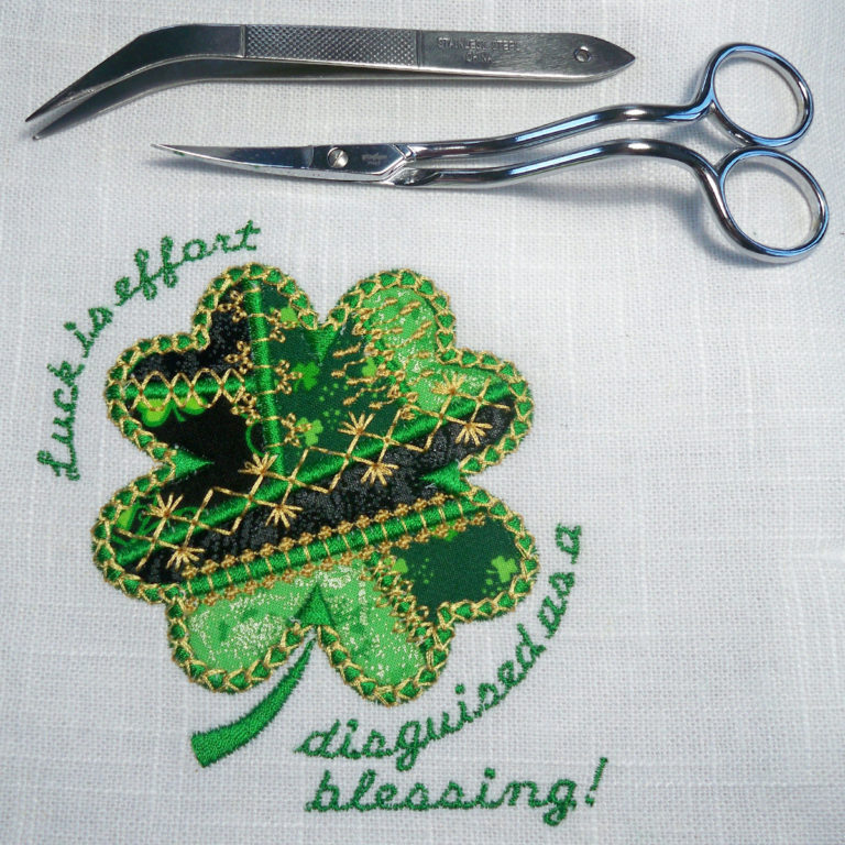 Clipping Text Jump Stitches - Embroidery Tips and Blog