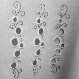 Art Embroidery|Kayla Floral Cutwork Doily