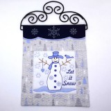 Heart Of Embroidery|Xmas Owl Wall Or Door Hanger