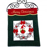 Heart Of Embroidery|Xmas Owl Wall Or Door Hanger