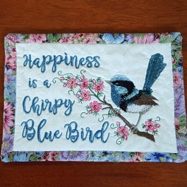 Stitches N Paint | Secrets Of Embroidery|Native Blue Wren