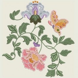 Allstitch | Secrets Of Embroidery|Jacobean Flowers