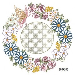 Allstitch | Secrets Of Embroidery|Flower Butterflies