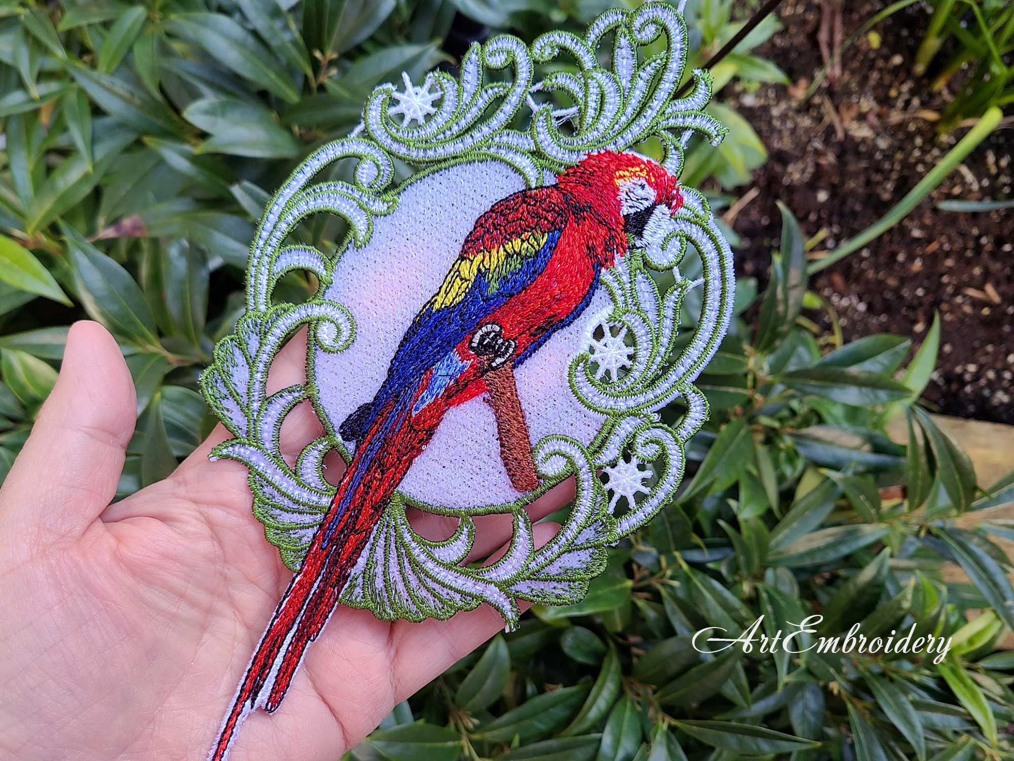 Art Embroidery|FSL Blue Jay